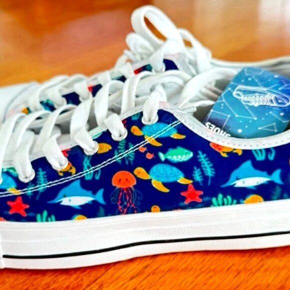 CUSTOM THREAD | Shoes | Custom Thread Marine Life Shoes | Poshmark